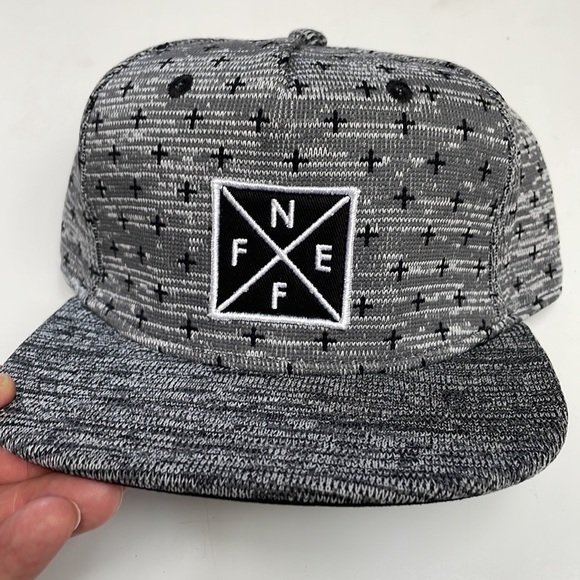 Neff | Accessories | Neff Tilted Jacquard Grey W Black Crosses ...